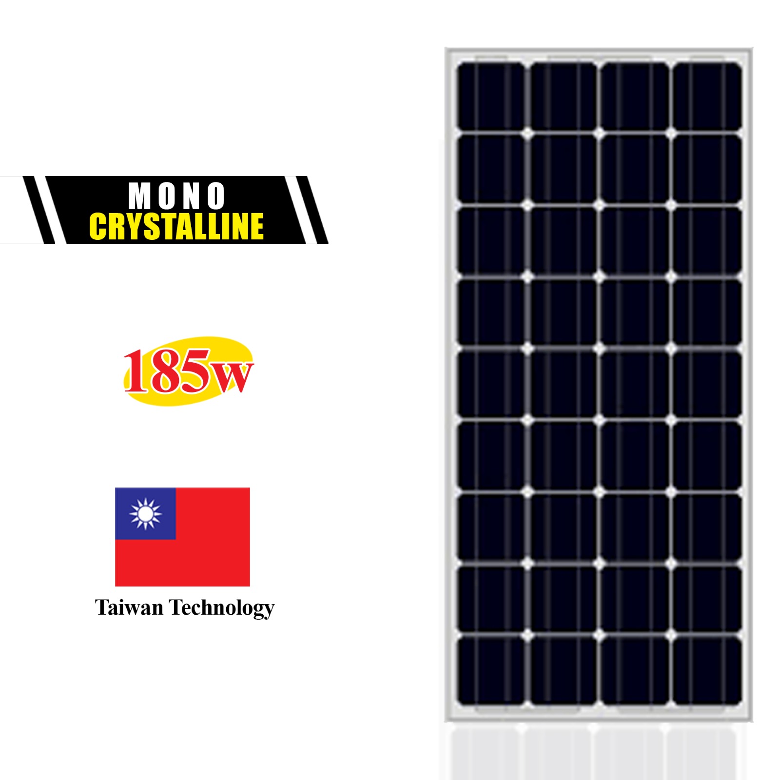 Apollo Mono Solar Panel 185W - APOLLO PAKISTAN
